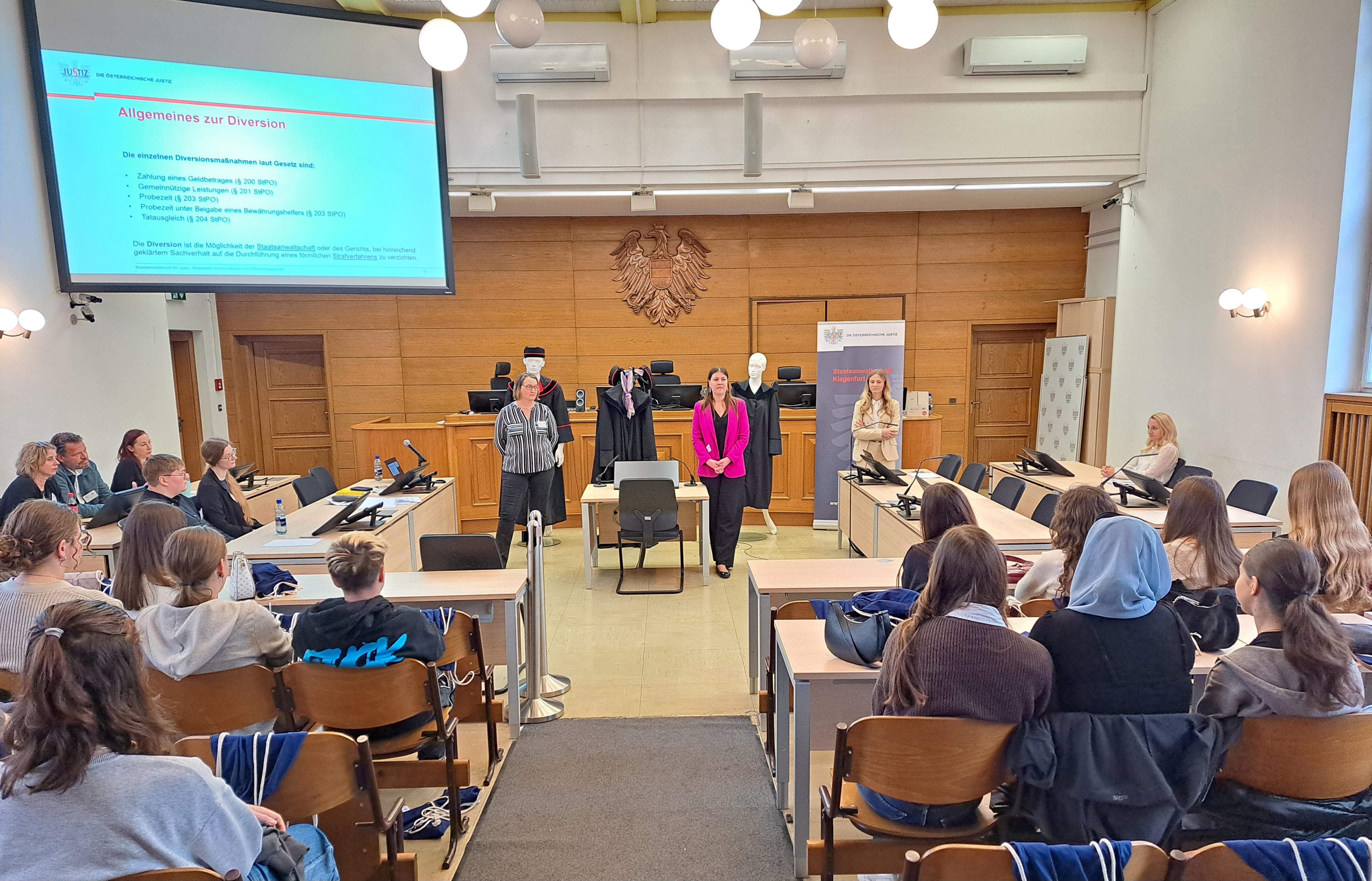 Volles Haus beim Girls’ Day in den Staatsanwaltschaften Klagenfurt und ...